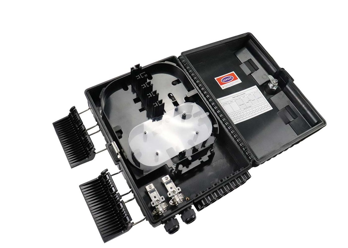 black Joint Box Fiber Optic, fiber optic cable junction box IP68