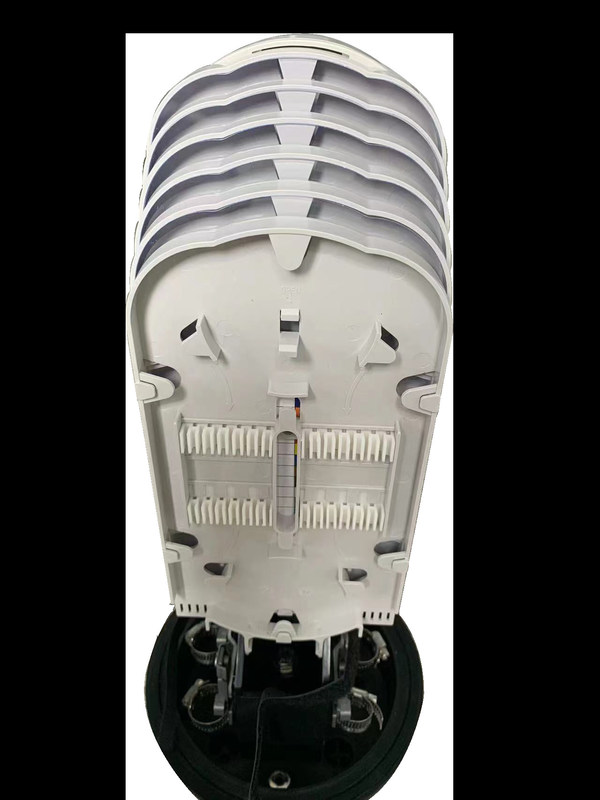 Factory Supply Black Dome 48 Core Fiber Optic Splice Closure Joint Box