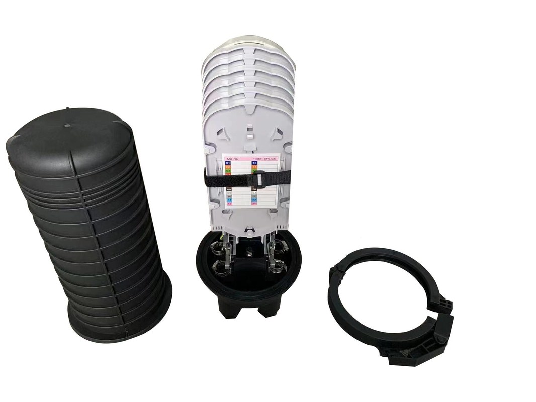 Dome Heat Shrinkable Seal Fiber Optic Splice Closure 6x Splice Tray 288 ...