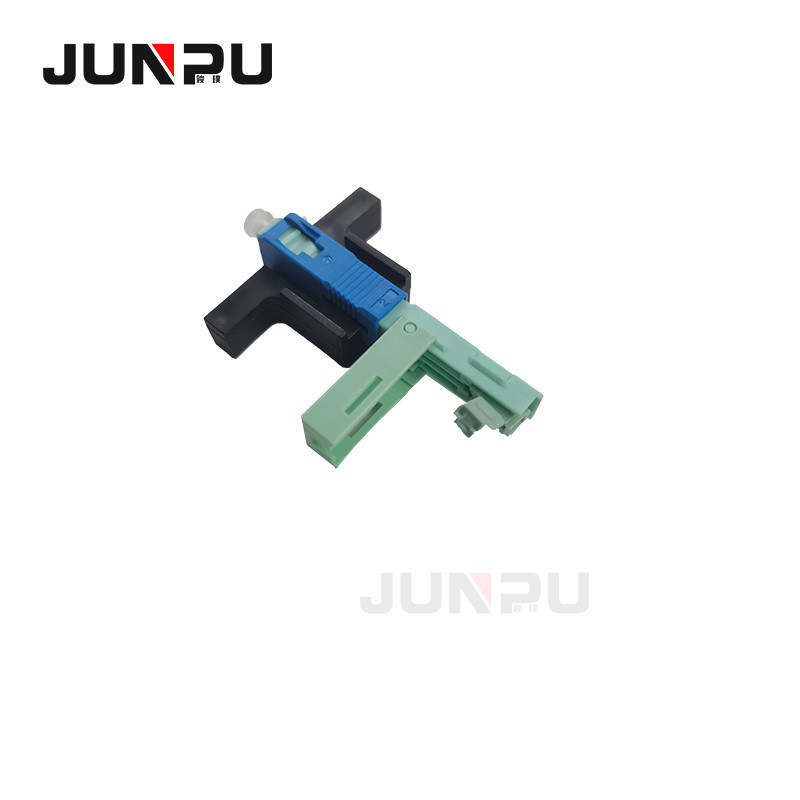 SC UPC Blue Single Mode Fiber Optic Cable Connector Types Quick ...