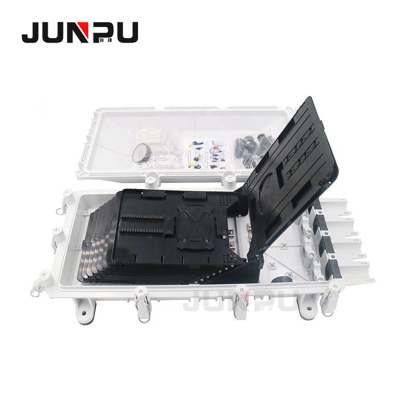 fTTH 256 Core fiber optic cable joint box GF material and IP 68
