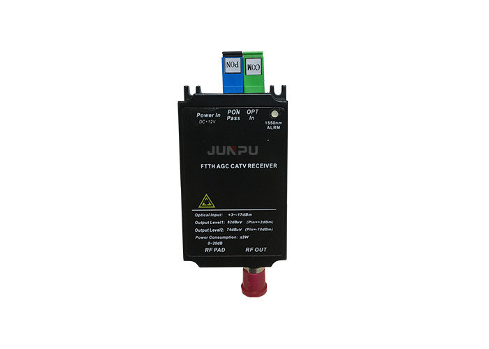 FTTH 1550nm Catv Fiber Optic Receiver / Mini Optical Receiver For ...