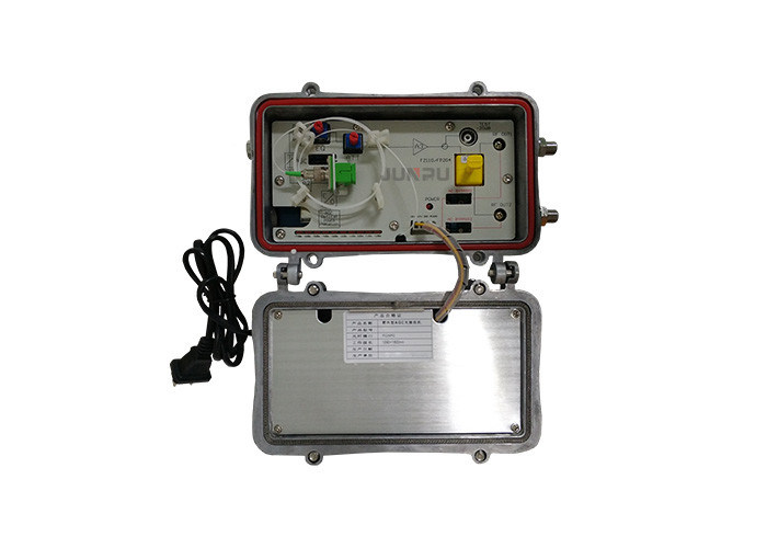 Outdoor AGC Hfc Fiber Node , Fiber Optic Node Catv 860 2 Ports Output 220V