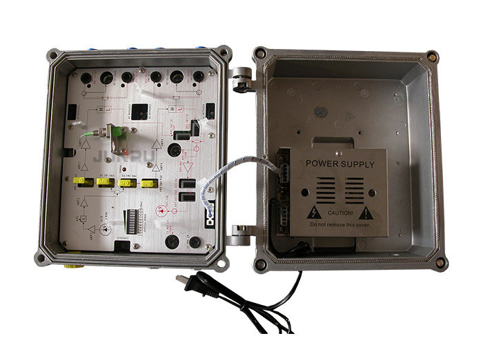 Waterproof Network Outdoor Optical Node 4 Outputs 42~862MHz 220V For HFC