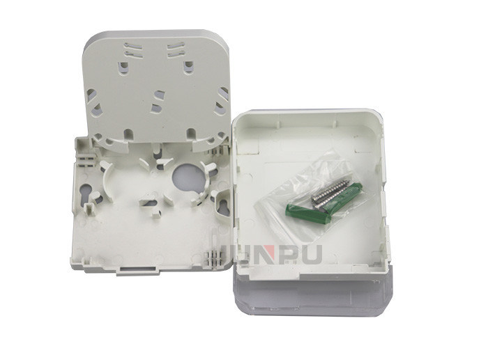 wall 4 core Fiber Optic Cable Termination Boxes can be full equipped