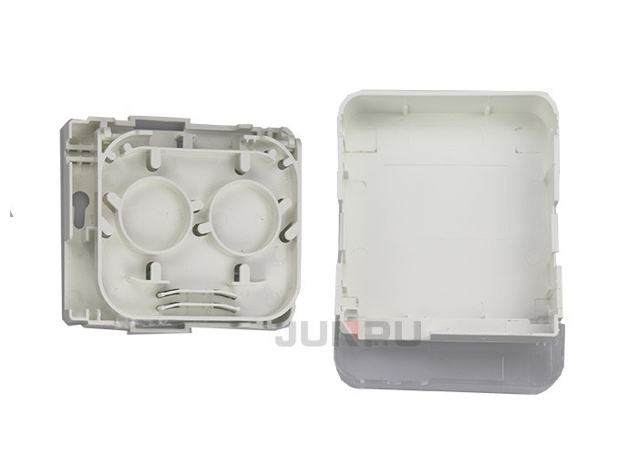 1 2 4 Core Drop Cable Mini Wall Outlet Face Plate FTTH Fiber Optic ...