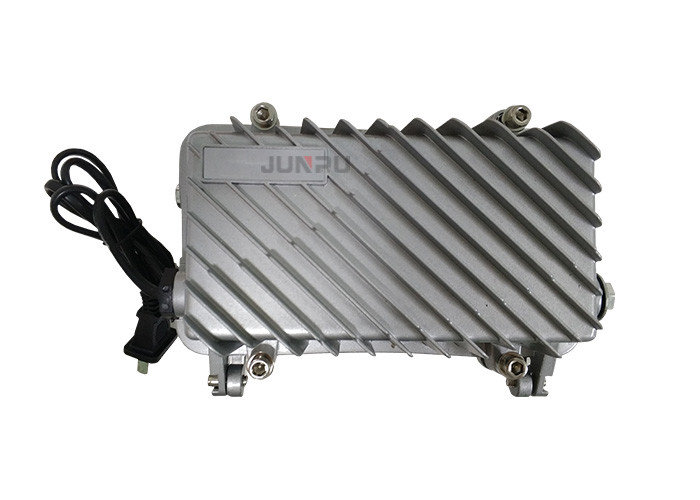 Outdoor AGC Hfc Fiber Node , Fiber Optic Node Catv 860 2 Ports Output 220V
