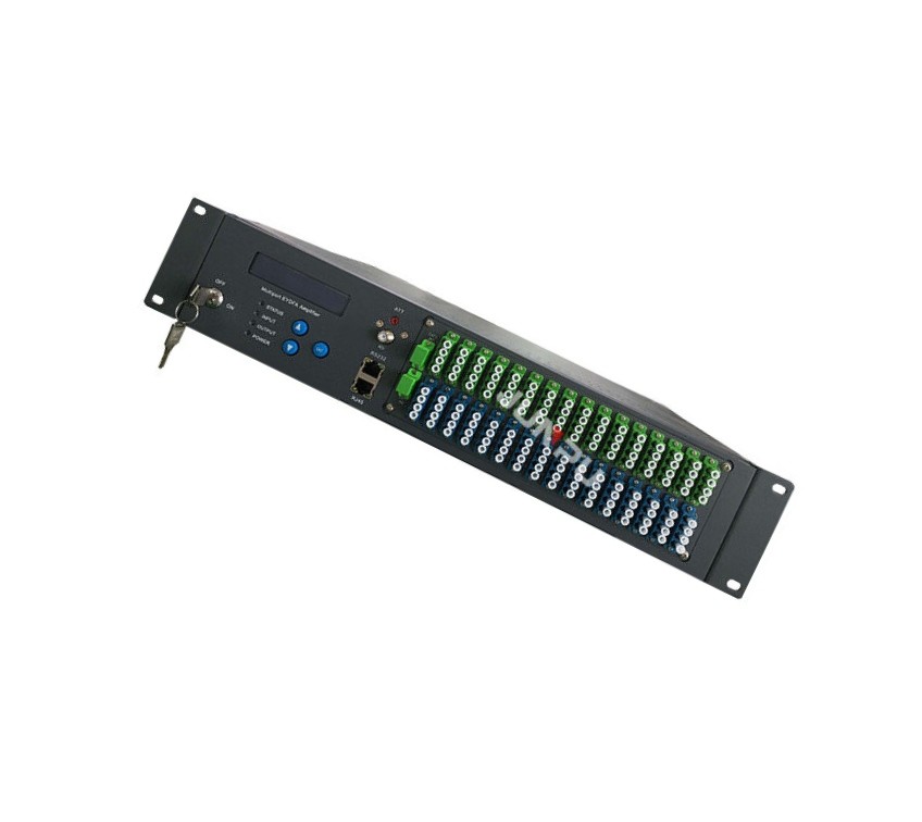 FTTH Gpon EDFA WDM Optical Amplifier 19dbm Pon 64 Port 1550nm JDSU