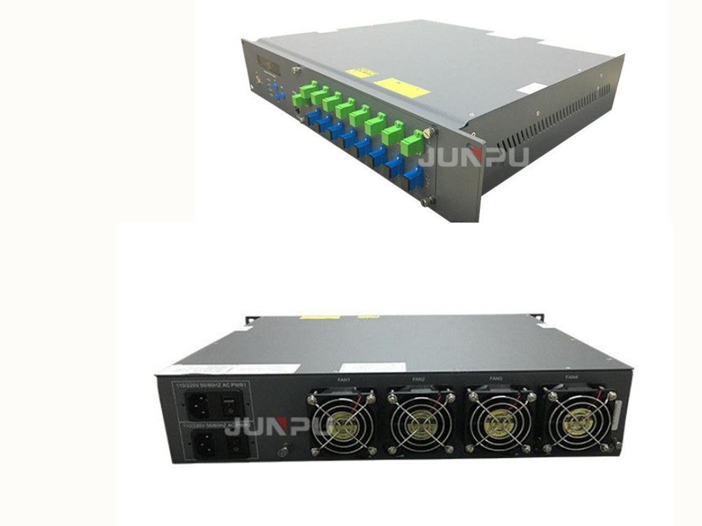 High Power 1550 Pon Edfa Optical Amplifier Wdm Combiner 16 Outputs Per ...